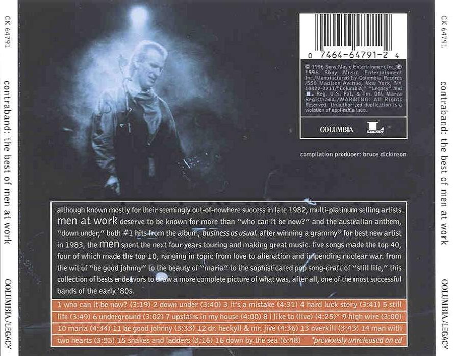 Men At Work Best Of : Back | CD Covers | Cover Century | Over 1.000.000 ...